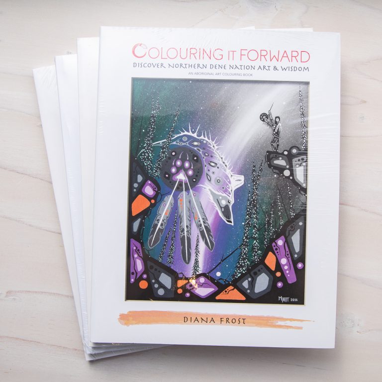 Colouring it Forward-Dene Nation Art & Wisdom Colouring Book - RAM Shop