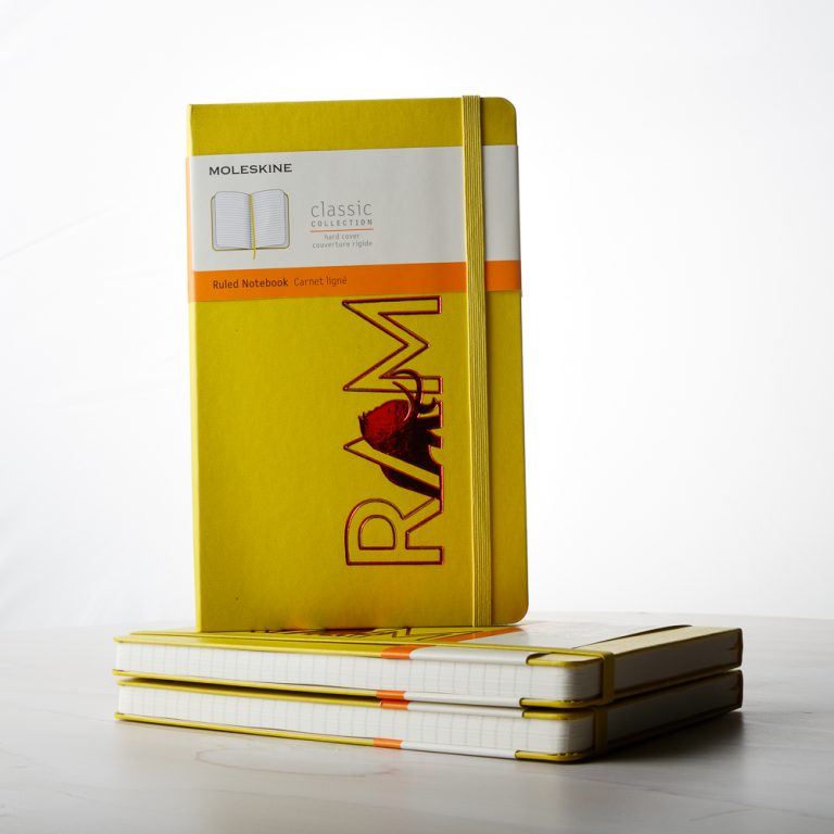 RAM Large Yellow Moleskine Notebook - RAM Shop