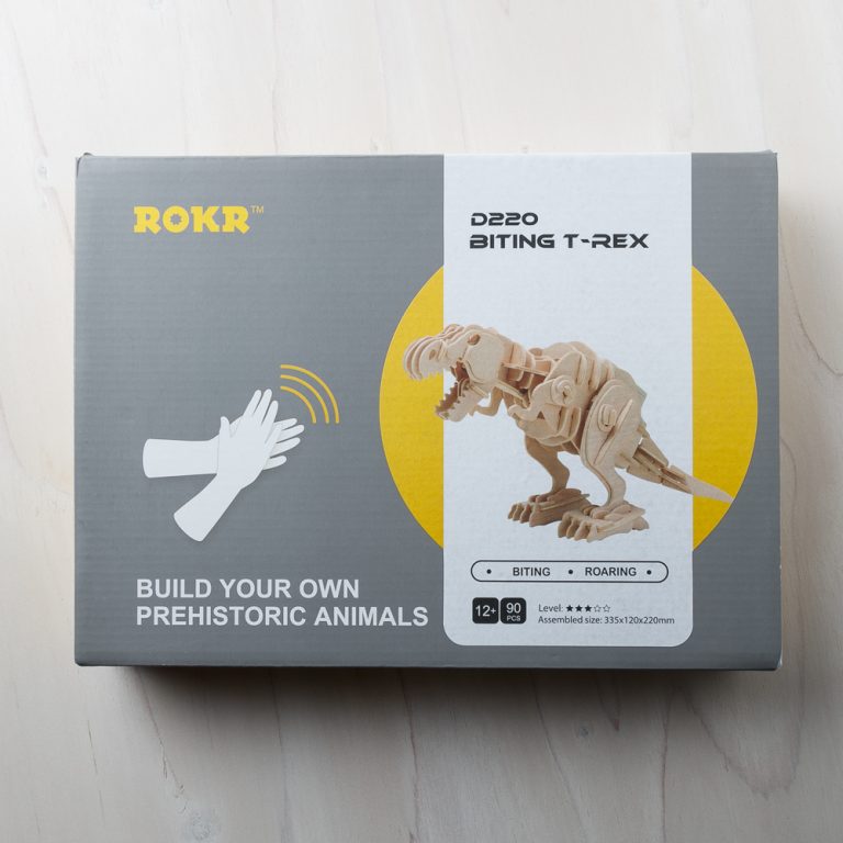 Build Your Own Wooden Biting T-Rex by ROKR - RAM Shop