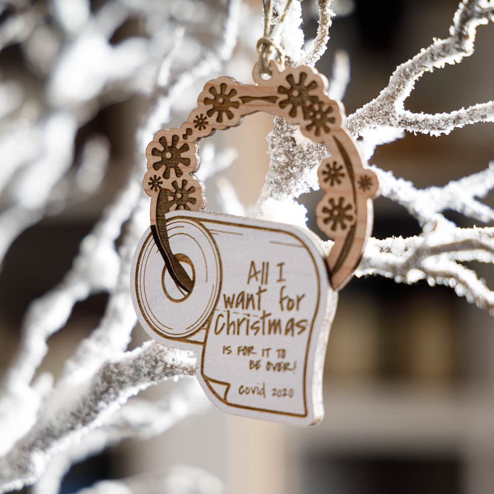 COVID-19 Wooden Ornament by Brickbubble - RAM Shop