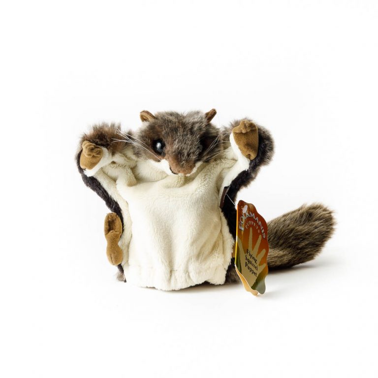Flying Squirrel Hand Puppet by Folkmanis - RAM Shop