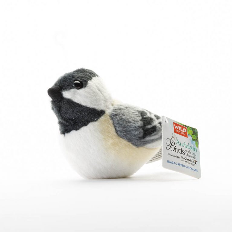 Audubon Black Capped Chickadee Plush with Calls - RAM Shop