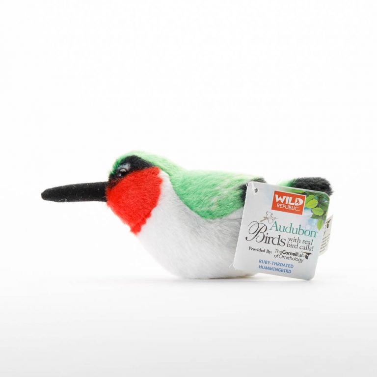 Audubon Ruby Throat Hummingbird Plush with Calls - RAM Shop