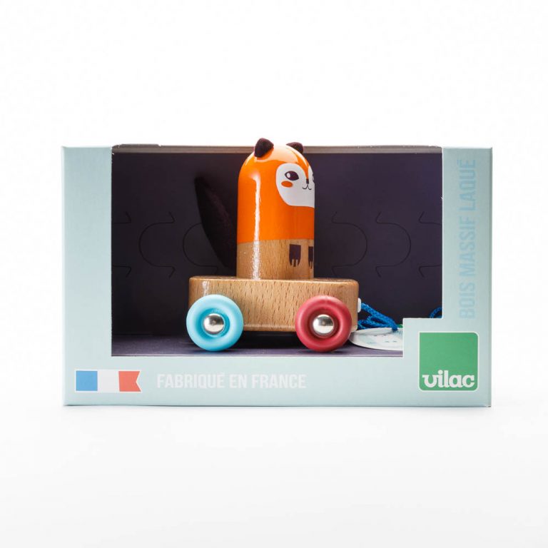 Wooden Fox Pull Toy by Vilac - RAM Shop