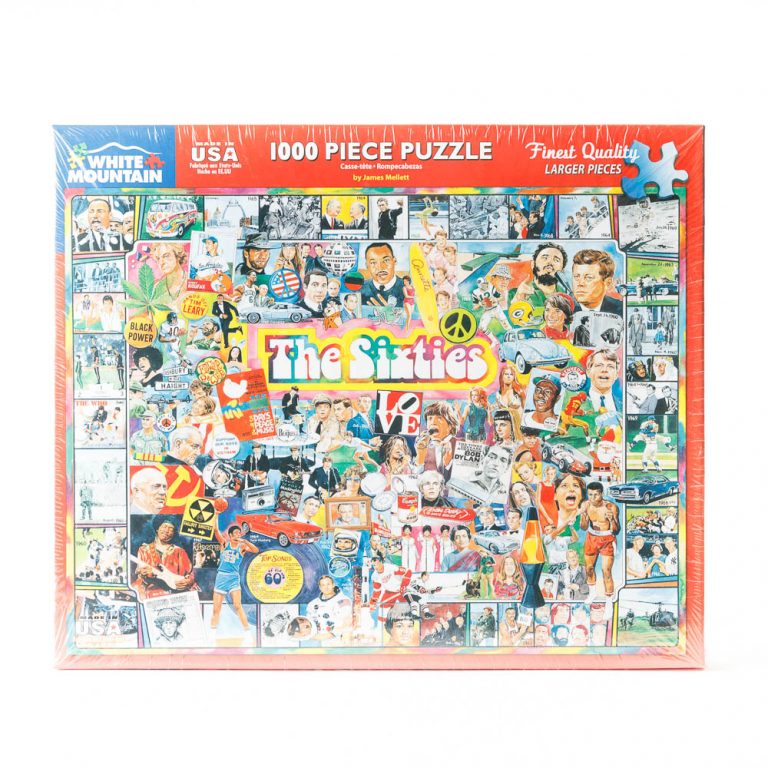 The Sixties 1000 Piece Puzzle by White Mountain - RAM Shop