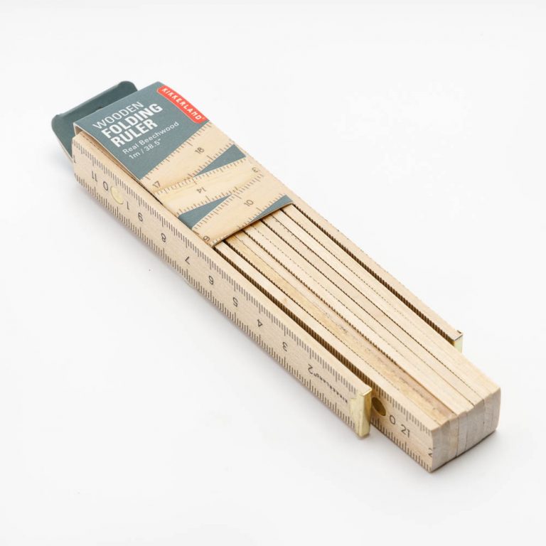 Wooden Folding Ruler by Kikkerland - RAM Shop