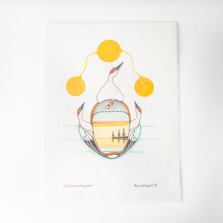 The Eye of the Elders Story Original Painting by Roy Salopree - RAM Shop