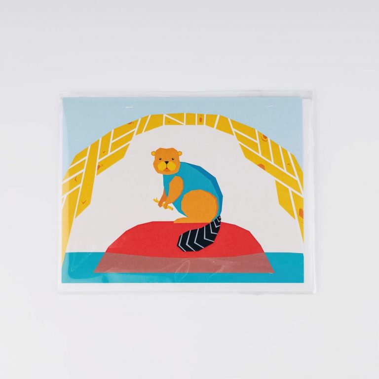 Beaver Greeting Card by Stephanie Simpson - RAM Shop