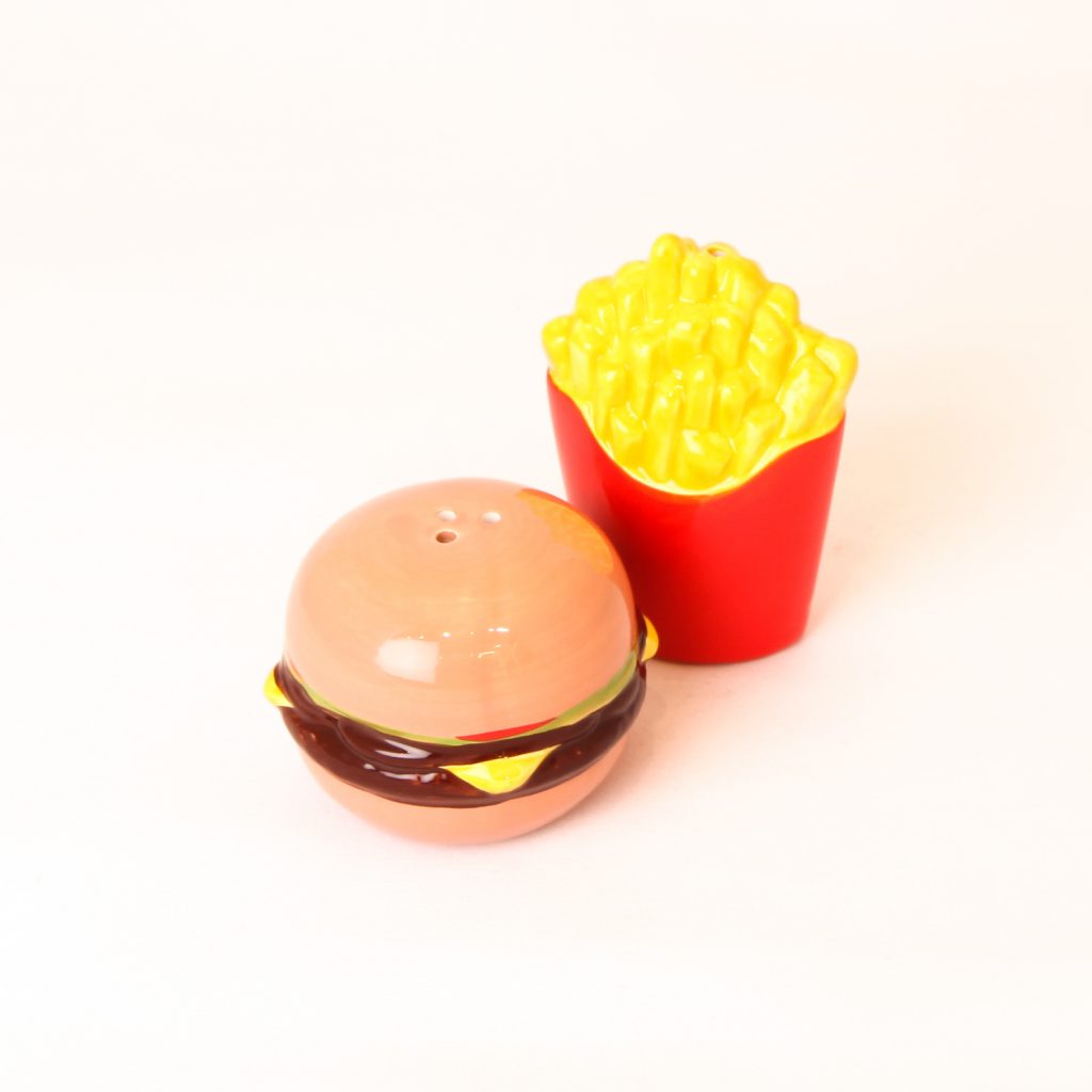 Burger & Fries Salt & Pepper Shakers - RAM Shop