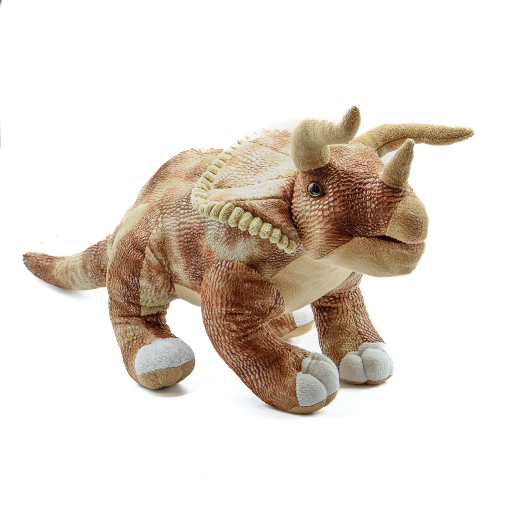 Large Brown Triceratops Plush by Wild Republic - RAM Shop