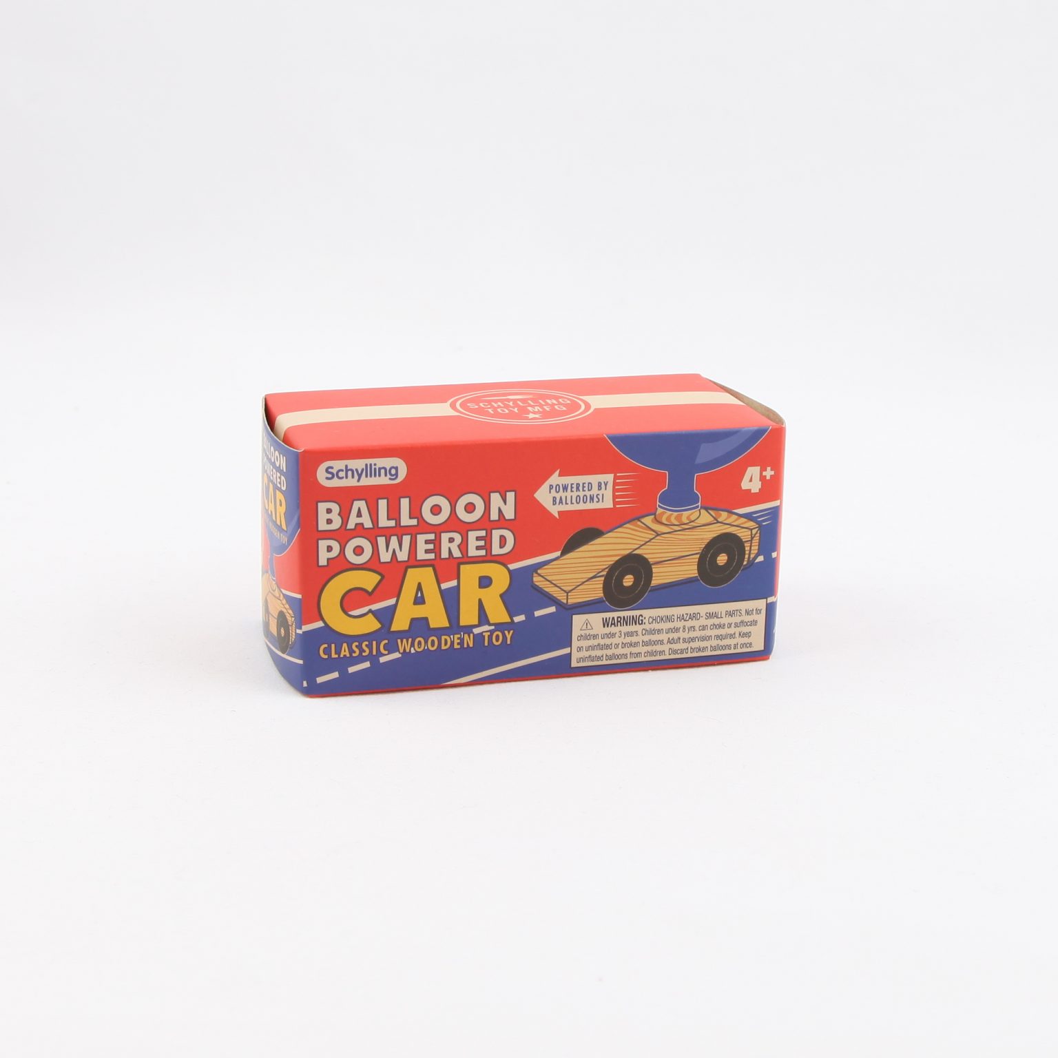 Classic Wooden Balloon Powered Car - RAM Shop