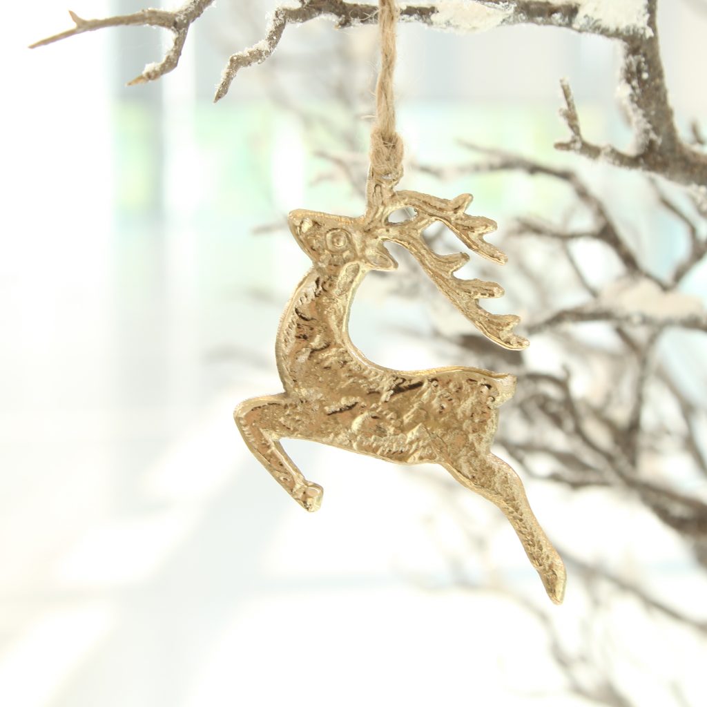 Metal Reindeer Ornament - RAM Shop