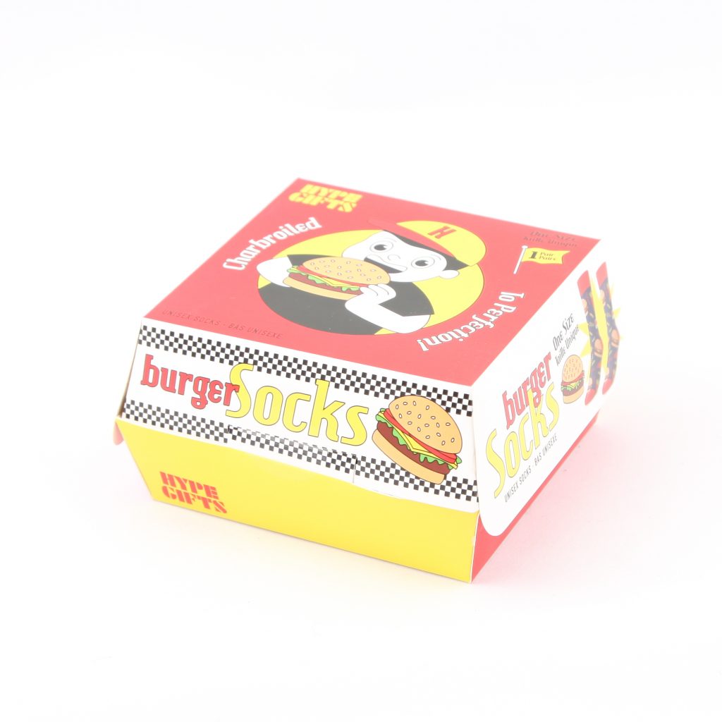 Burger and Fries Socks by Main and Local - RAM Shop