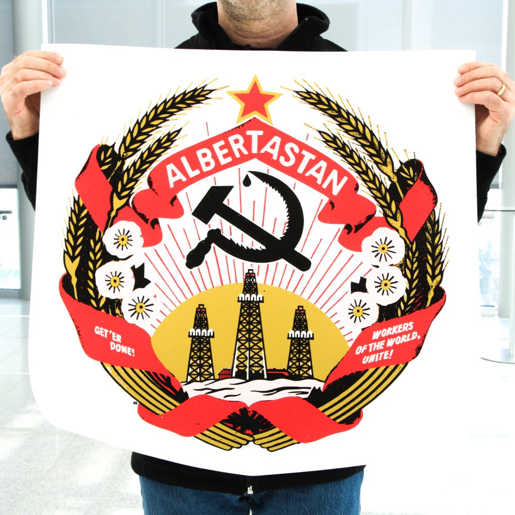 Albertastan Print by Raymond Biesinger - RAM Shop