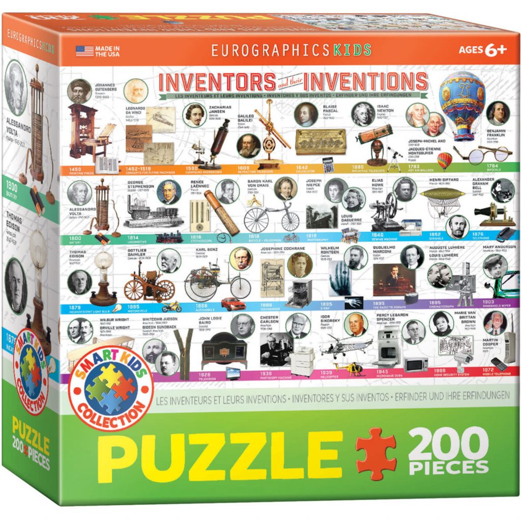 Inventors and their Inventions 200-Piece Puzzle by EuroGraphics - RAM Shop