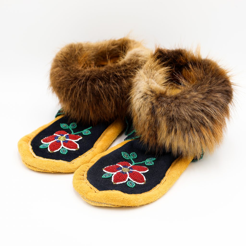 Men's Beaded Leather Moccasins by Jennifer Howse - RAM Shop