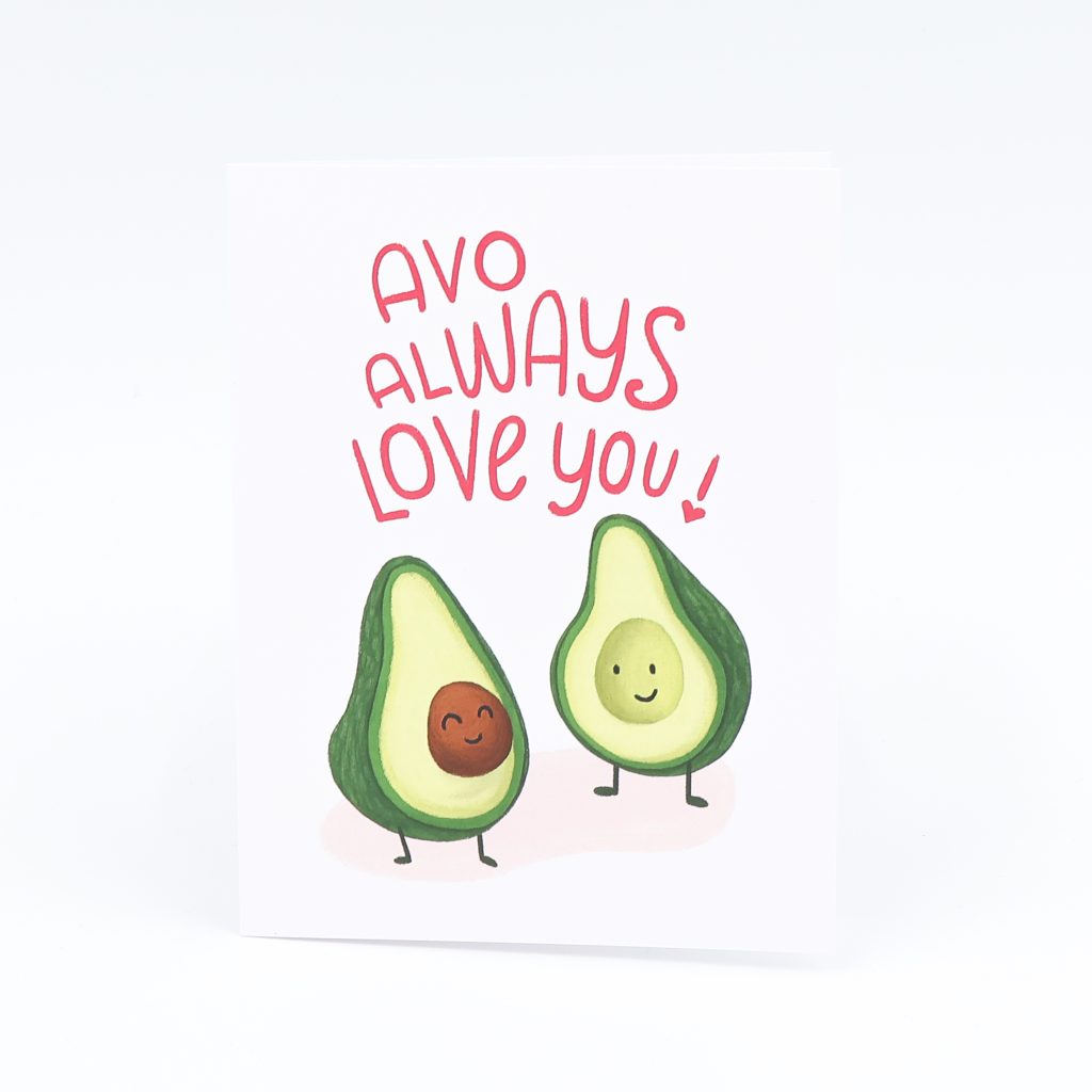 "Avo Always Love You" Greeting Card by Hop & Flop - RAM Shop