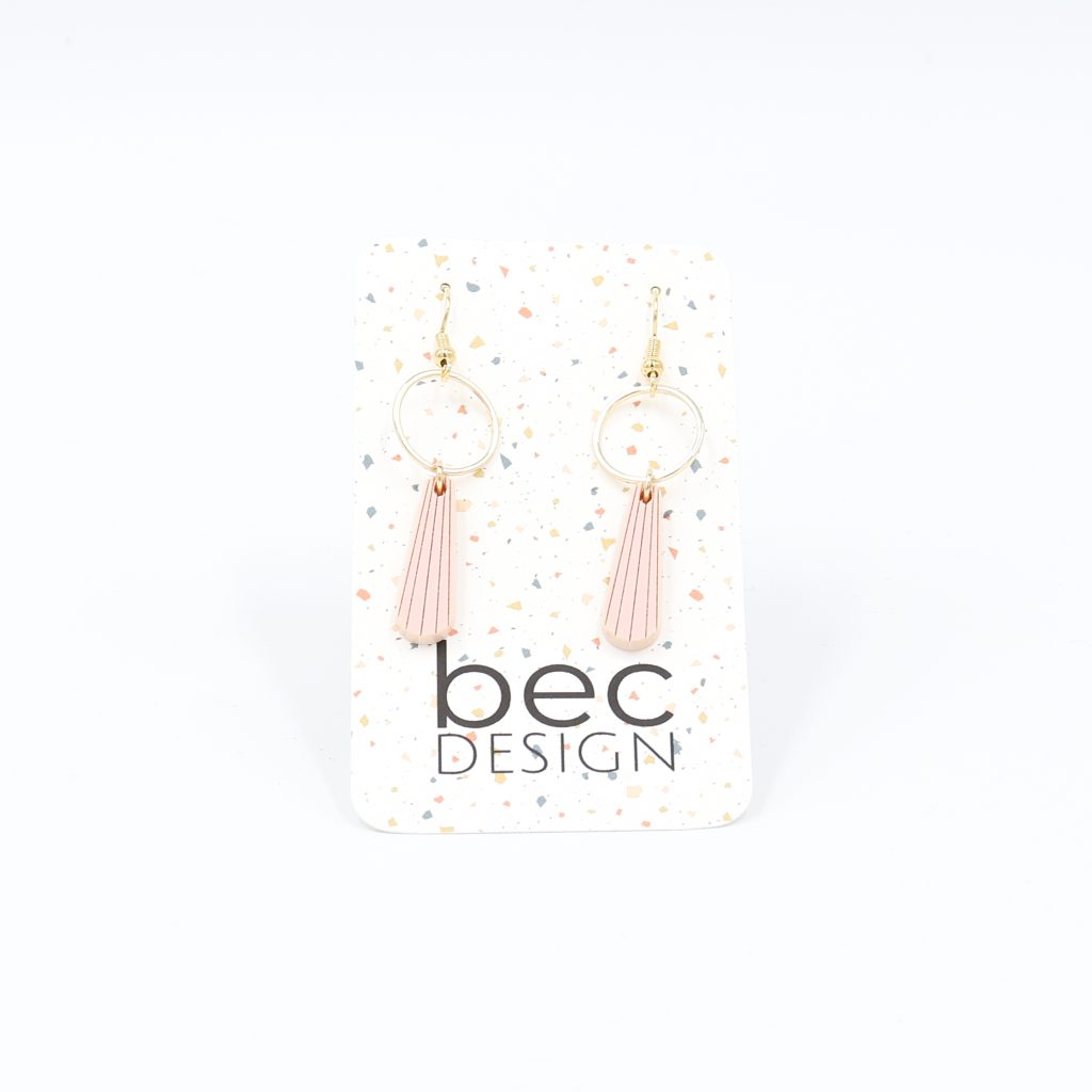 Blush Iris Earrings by Bec Design - RAM Shop
