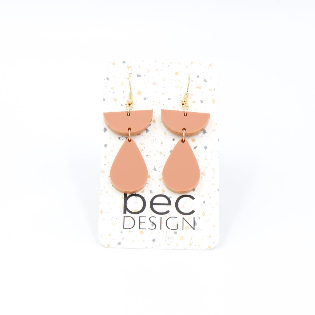 Terracotta Zara Earrings by Bec Design - RAM Shop
