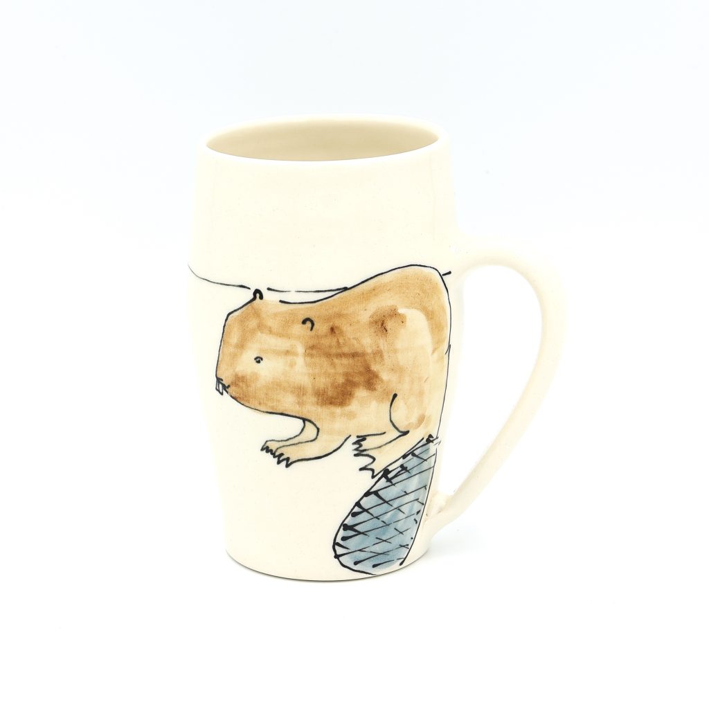 Beaver Mug by Bronwyn Arundel - RAM Shop