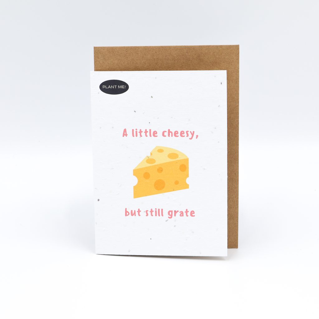 A Little Cheesy Plantable Greeting Card by Plantable Greetings - RAM Shop