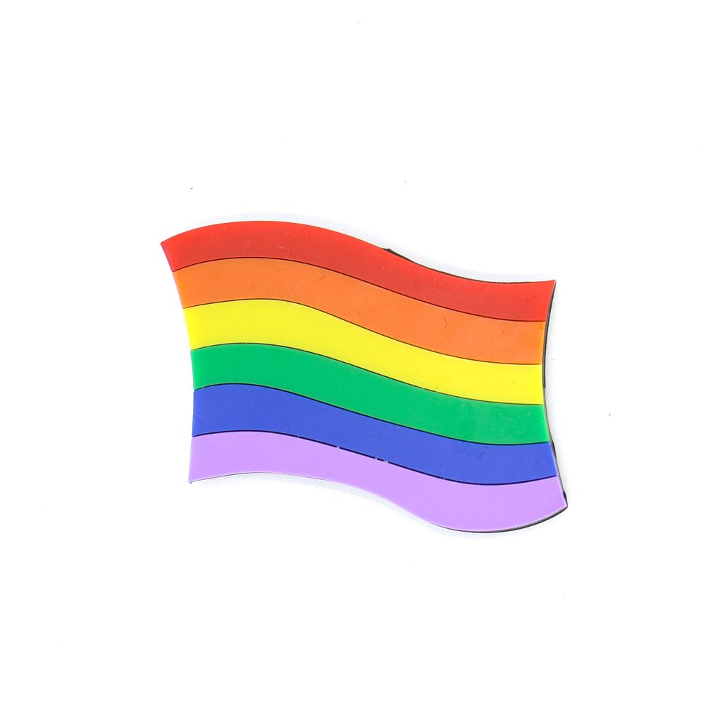 Rubber Rainbow Pride Flag Magnet by Flag Matrix - RAM Shop