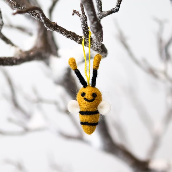 Felt Bumblebee Ornament by Option 2 - RAM Shop