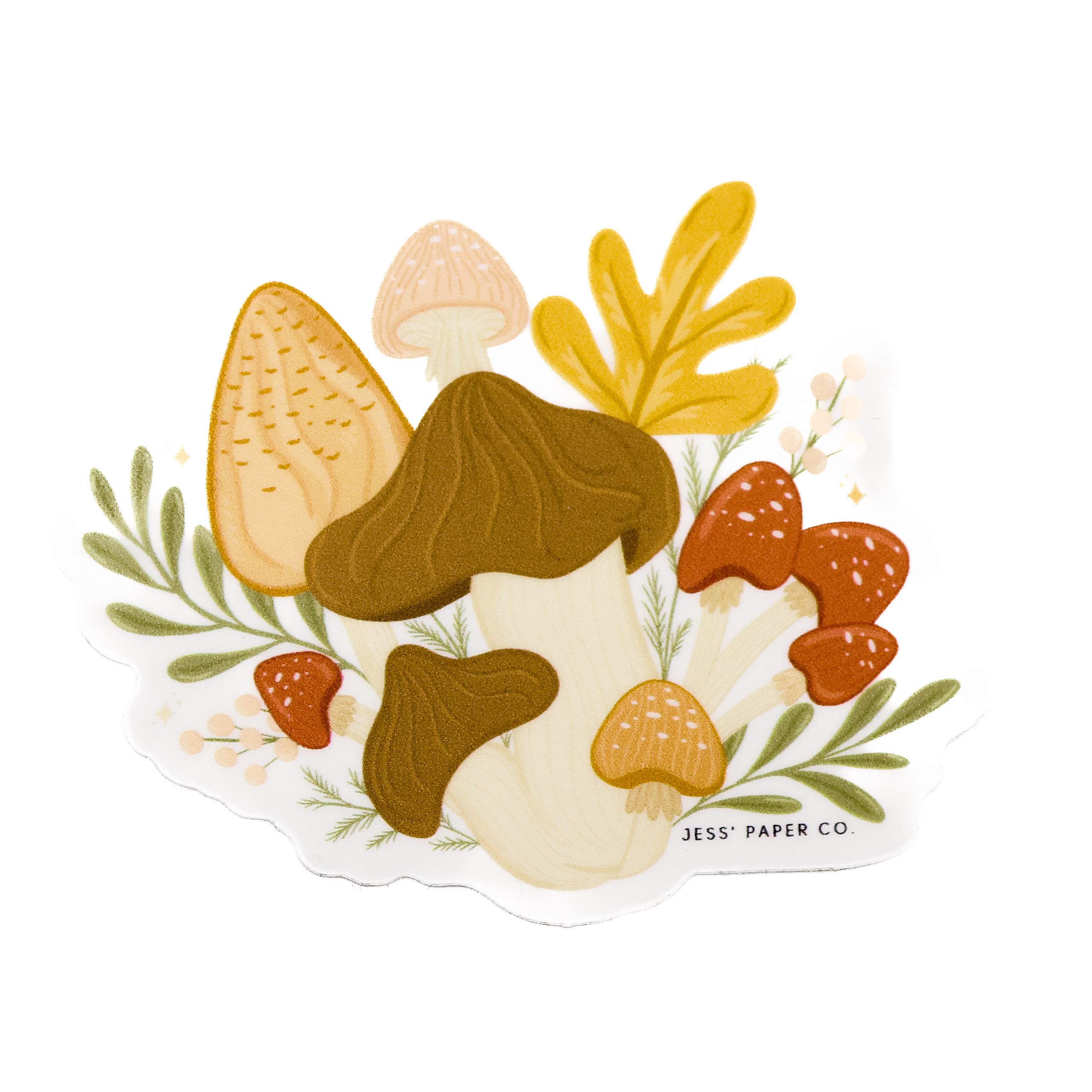 Wild Mushroom Sticker by Jess' Paper Co. - RAM Shop