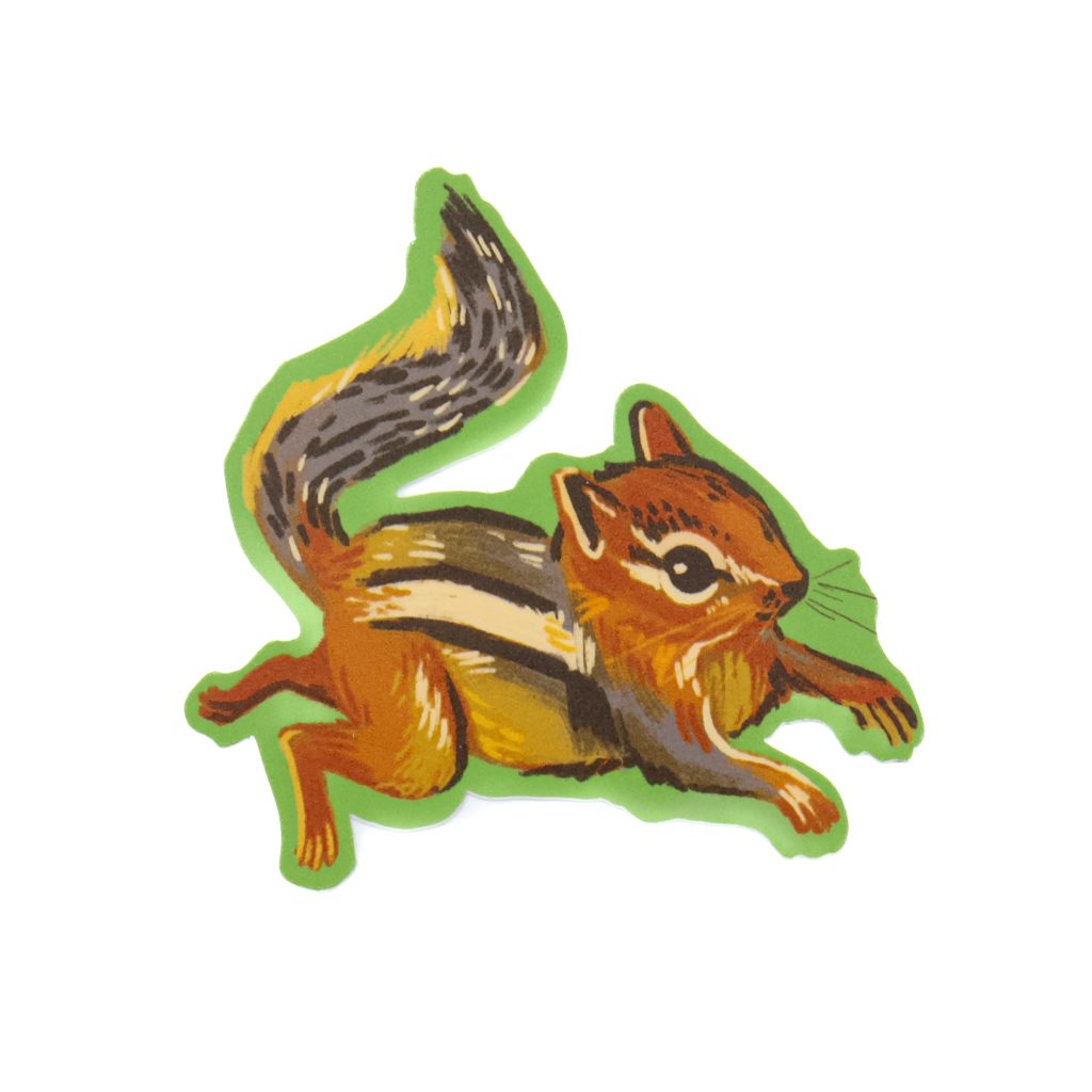 Chipmunk Vinyl Sticker by Wild Made Goods - RAM Shop