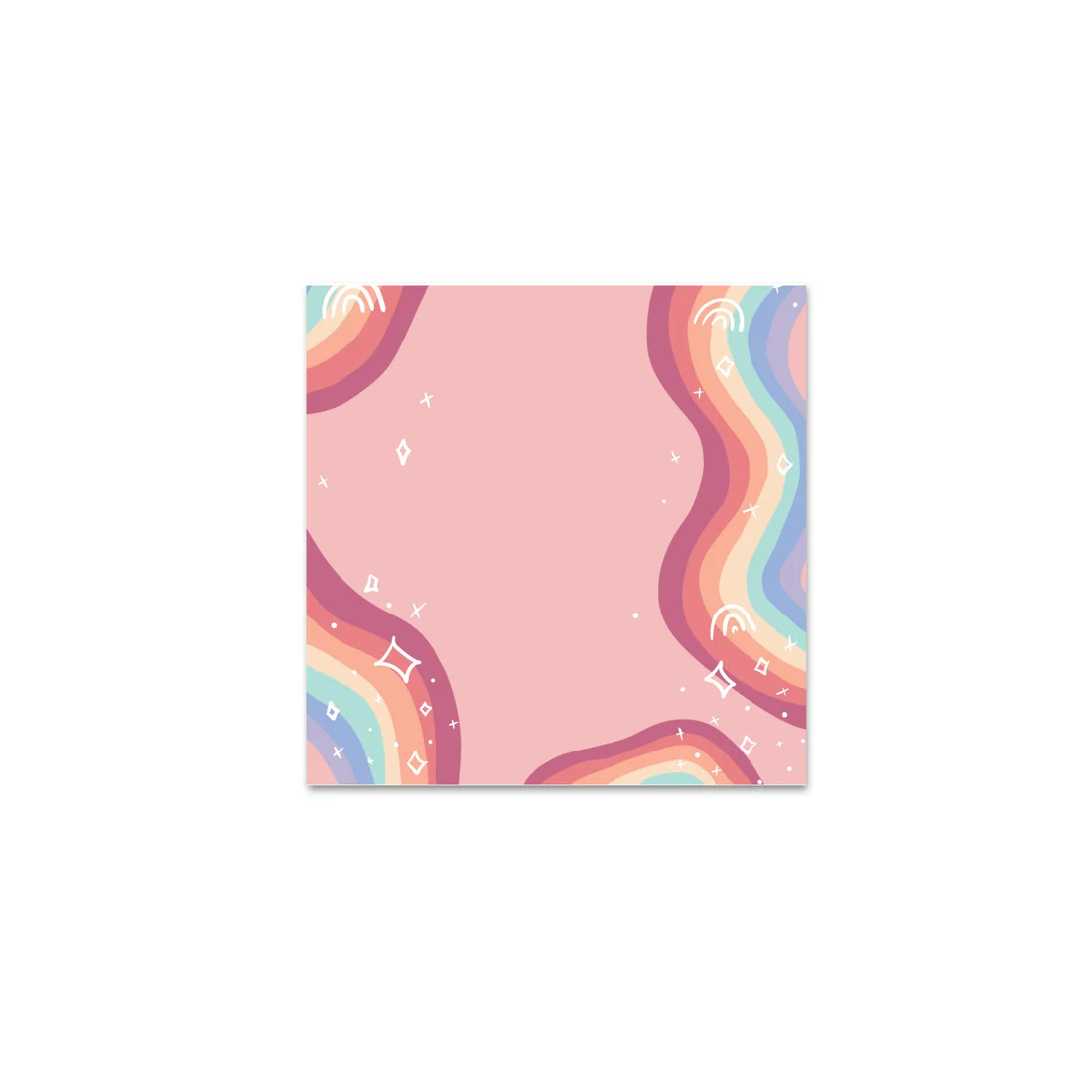 Rainbow Vibes Sticky Notes by Jaybee Designs - RAM Shop