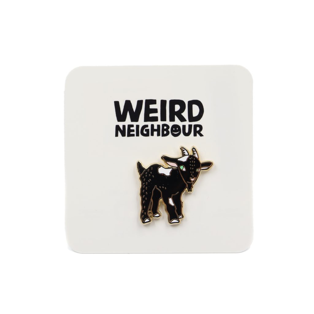 Black Goat Pin by Weird Neighbour - RAM Shop