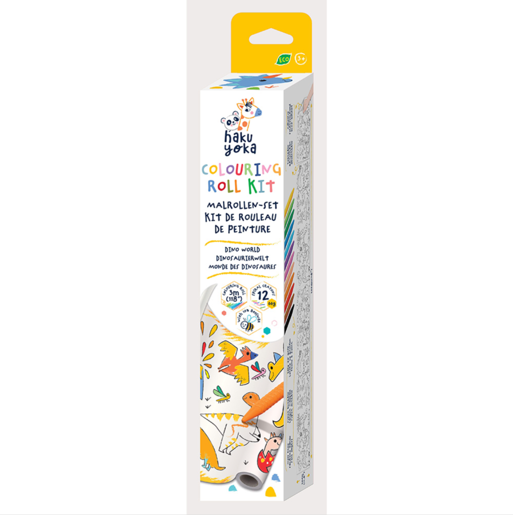 Coloring Roll Kit Dinosaur World by Playwell - RAM Shop