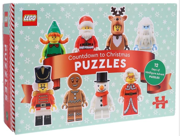 LEGO Countdown to Christmas Puzzles - 12 Days of Minifigure Advent ...